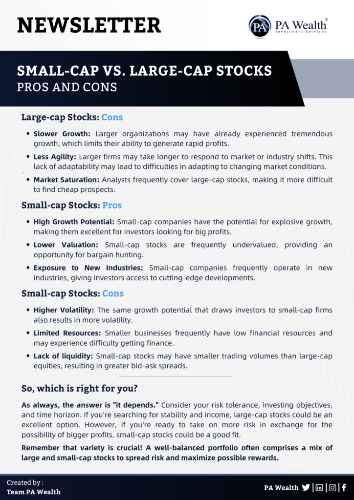 Small-Cap vs. Large-Cap Stocks: Pros and Cons - PA Wealth